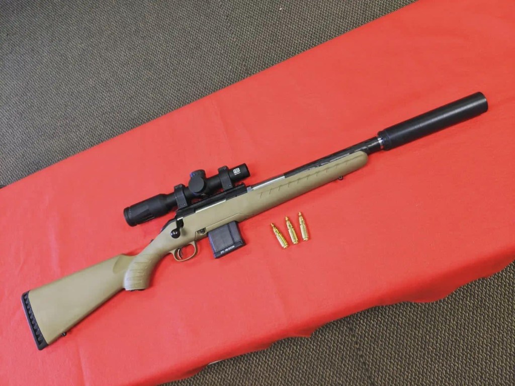 Custom Ruger 458 Socom Bolt Action SBR; Discreet Ballistics Bullets ...